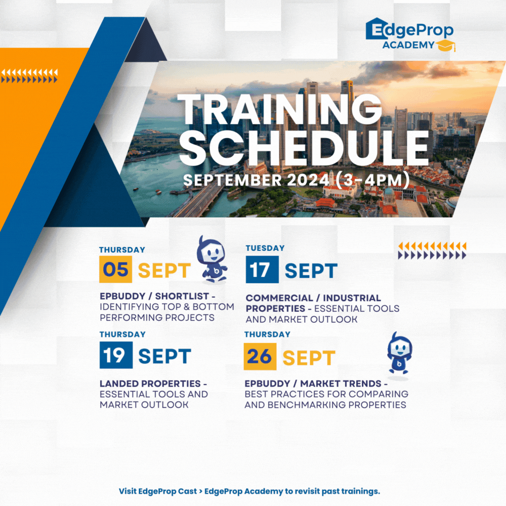 September 2024 EP Agent Training Schedule | EdgeProp.sg