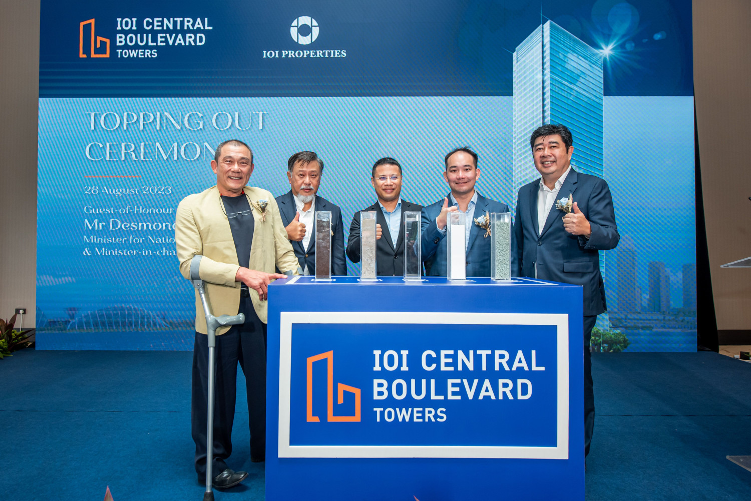 IOI Central Boulevard Towers tops out - Singapore Property News
