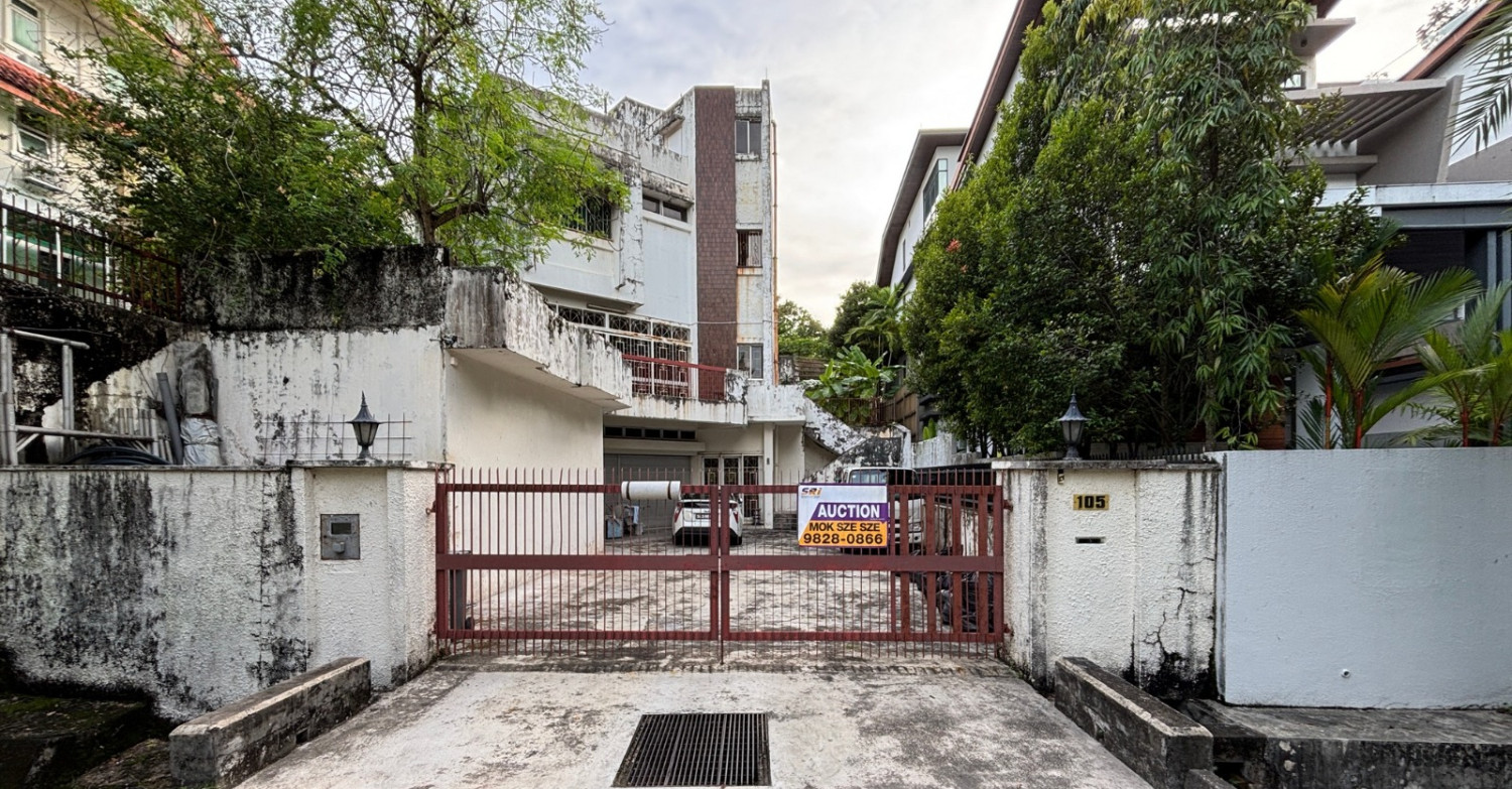 Estate sale of freehold detached house in Bukit Teresa hits auction ...