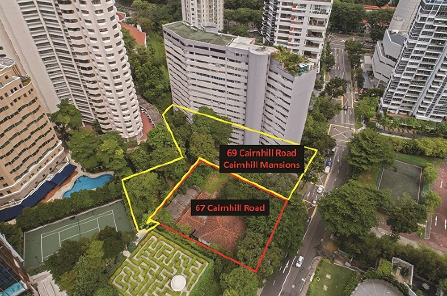 Cairnhill Mansions and adjacent site up for sale - Singapore Property News